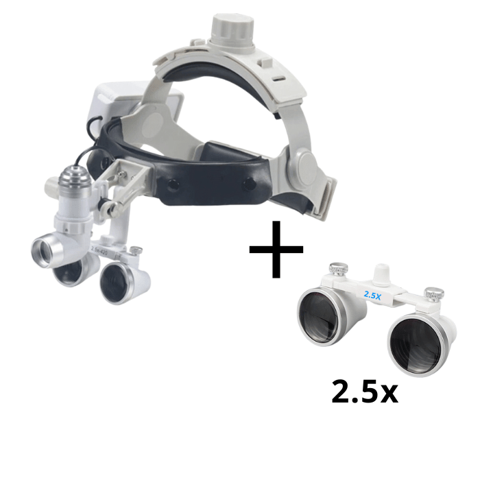 Gafas Lupa con Luz Profesional Pro Vision S 2,5x – Madicaza