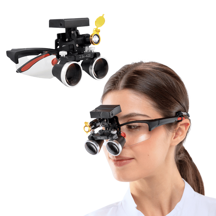 Gafas Lupa con Luz Profesional X1 PRO 2,5x – Madicaza